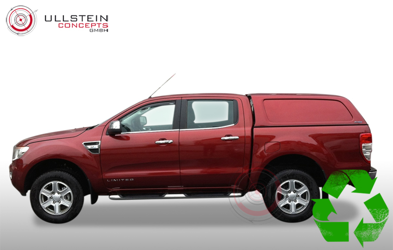 Ford Ranger Hardtop Green-Top ohne Seitenfenster - Doppelkabine ...