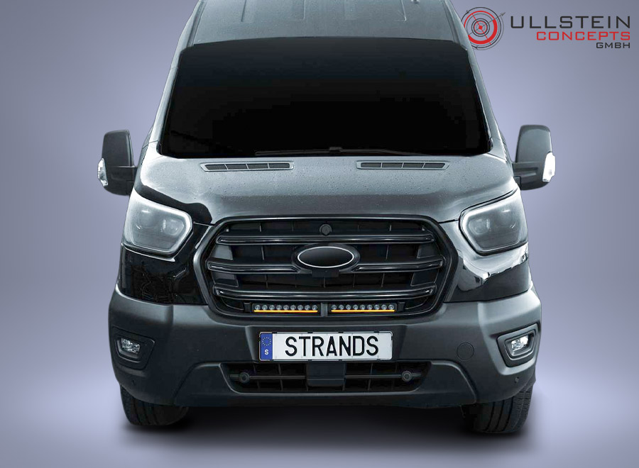Ford Transit 2019 Radiator Grille Kit with Strands D-Line 10" LED Light ...